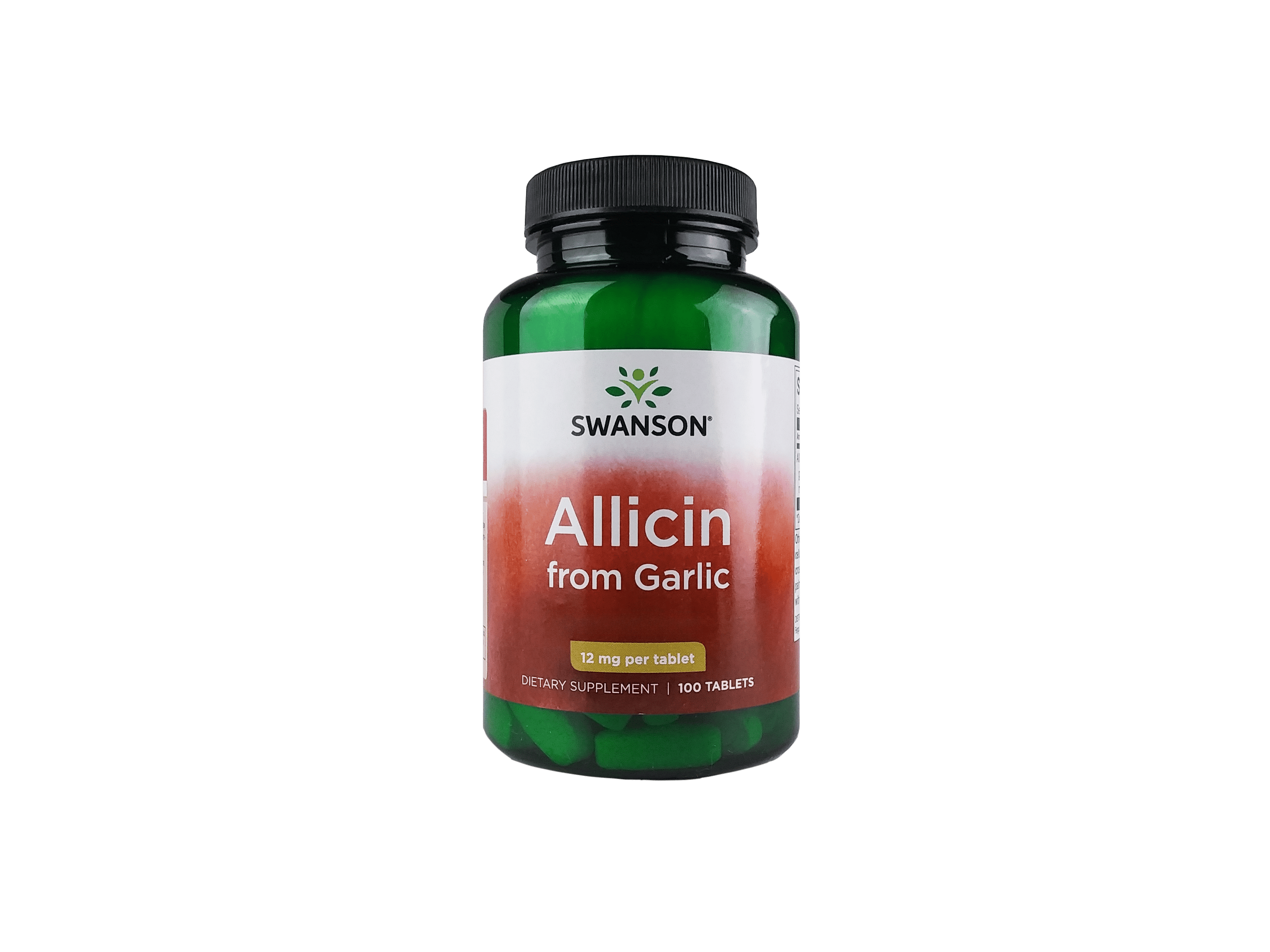 Swanson Maximum-Strength 100% Pure Allicin 12 mg 100 Tablets - Walmart.com