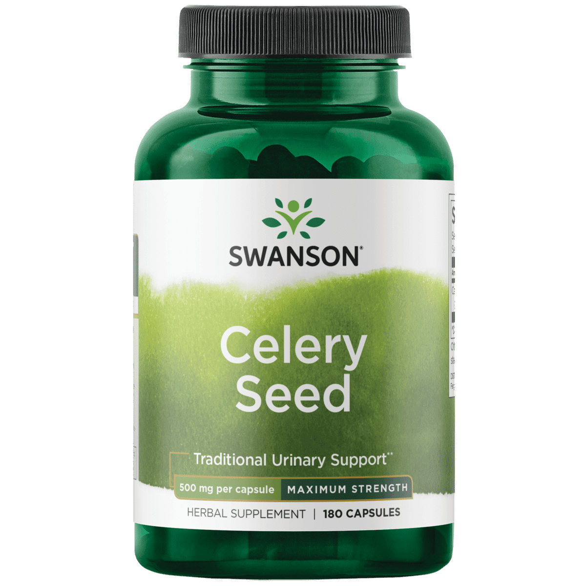 Swanson Maximum Strength Celery Seed Supplement Pills, 500 mg, 180 ...
