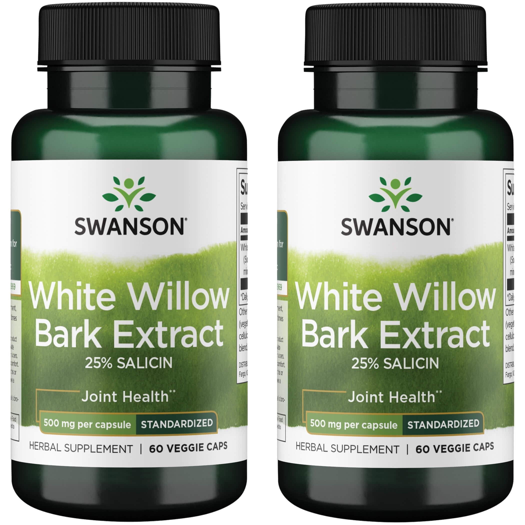 Swanson Maximum Strength White Willow Bark Extract-Promotes Joint ...