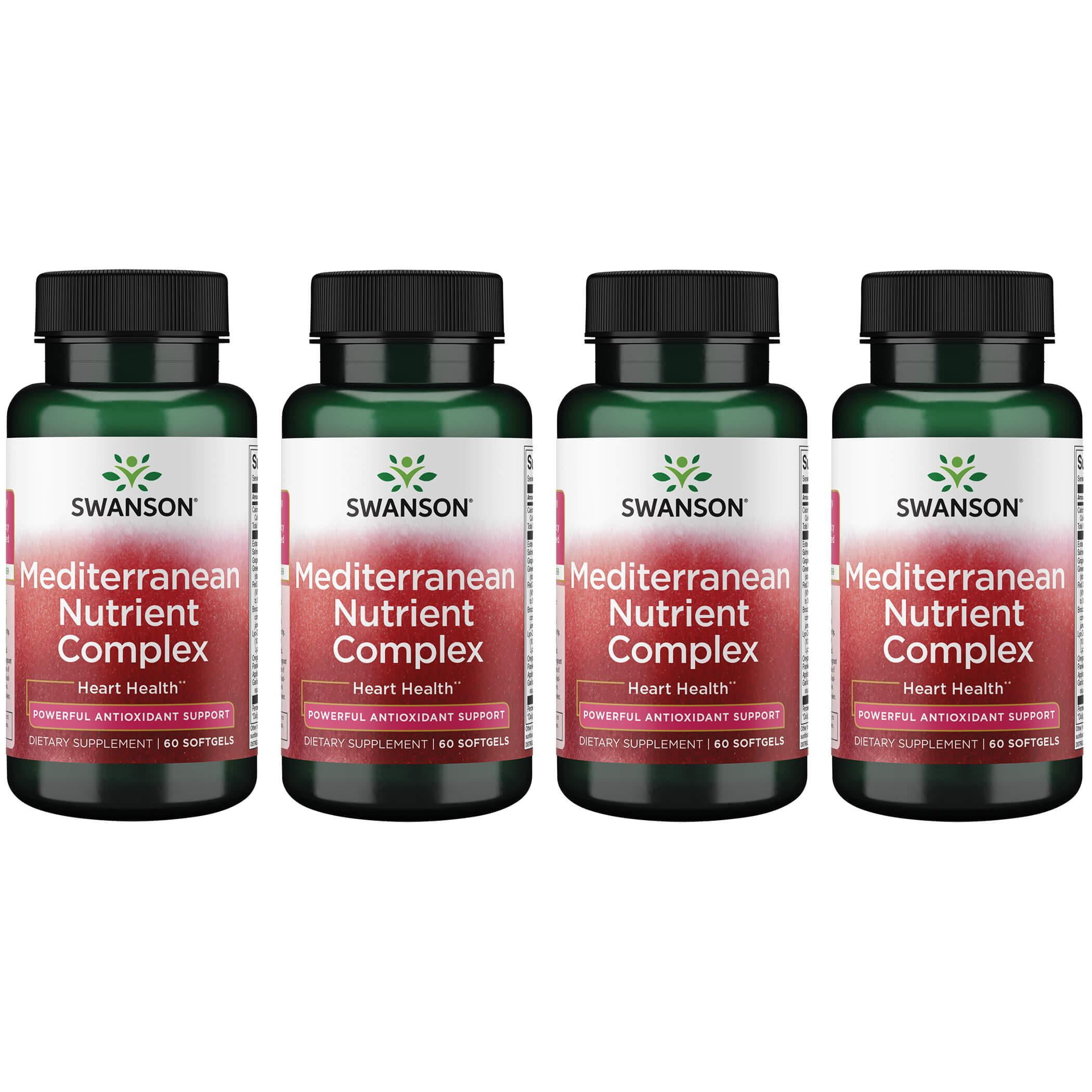 Swanson Mediterranean Nutrient Complex 60 Sgels 4 Pack - Walmart.com