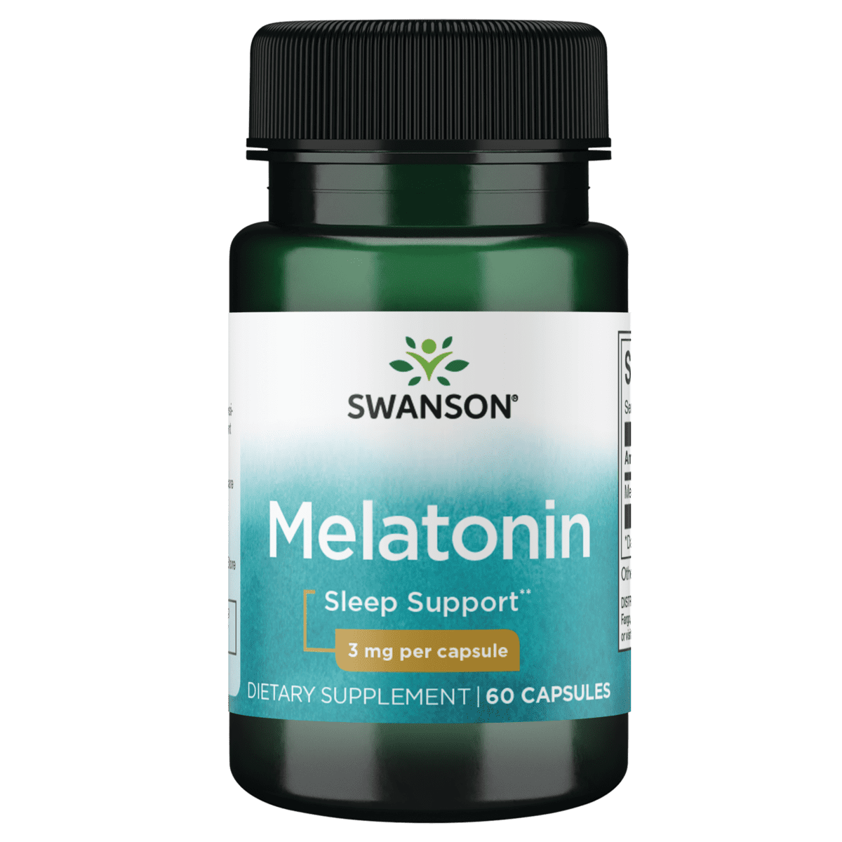 Swanson Melatonin 3 mg 60 Capsules - Walmart.com