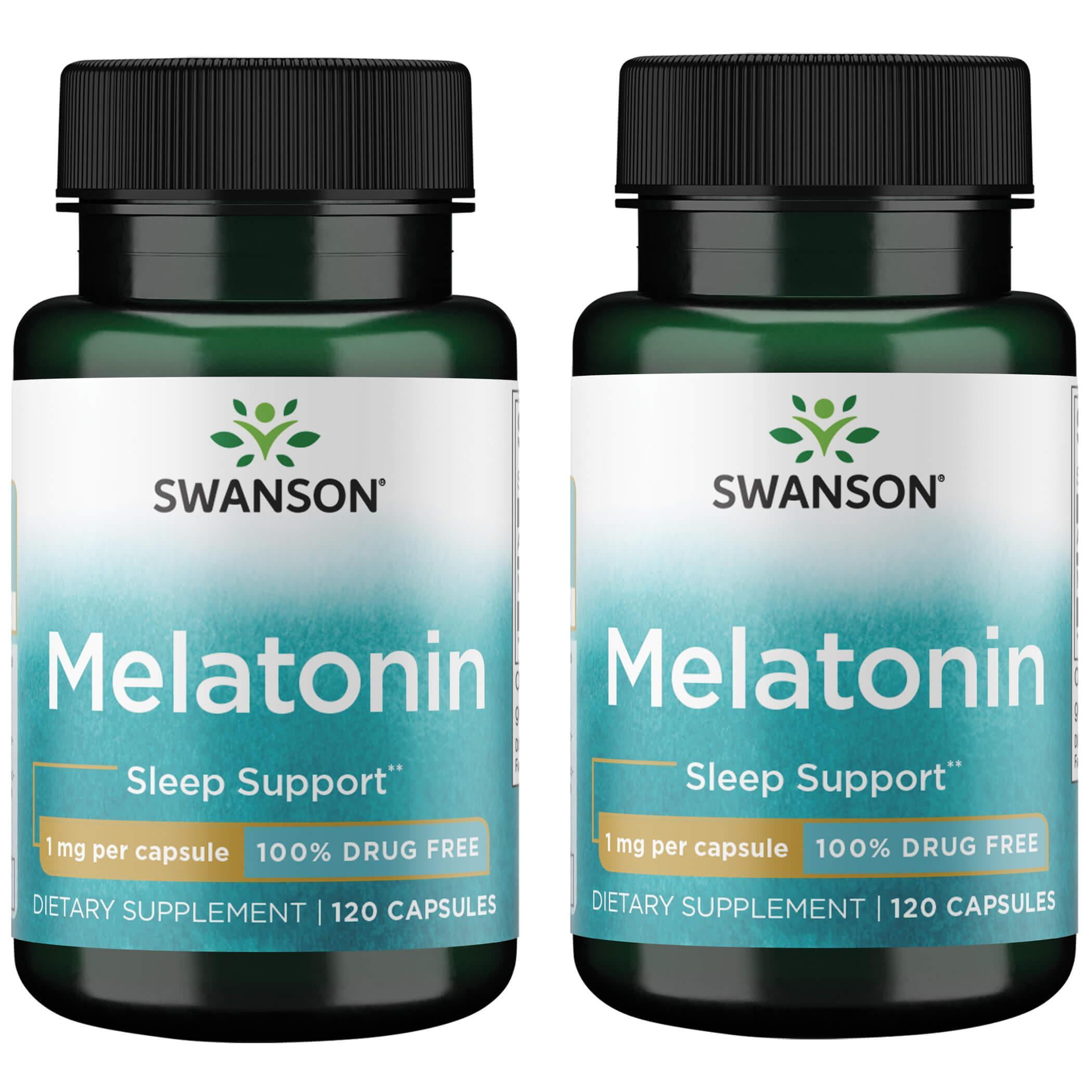 Swanson Melatonin - Herbal Supplement - Sleep and Relaxation - 120 ...