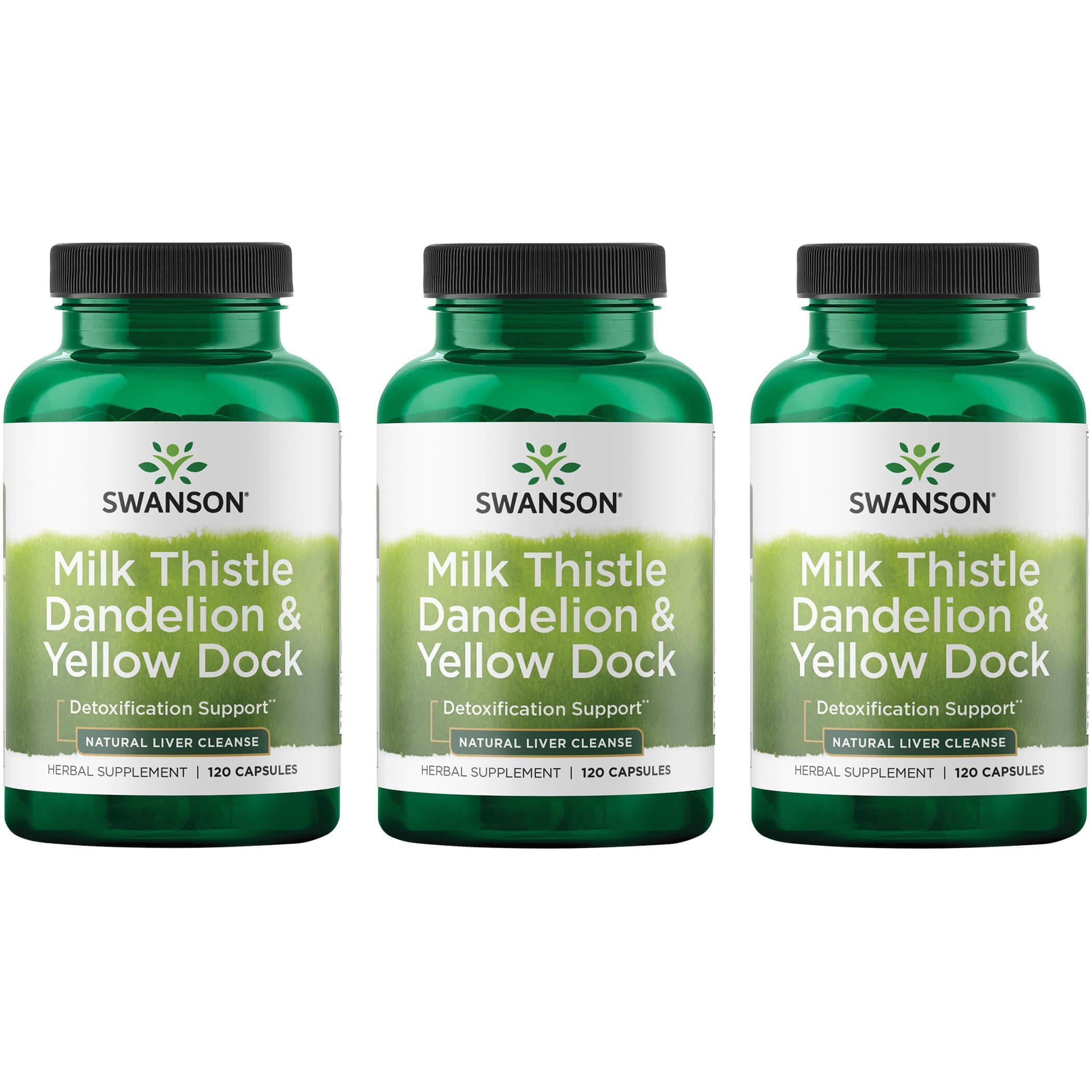 Swanson Milk Thistle, Dandelion & Yellow Dock Root Powder Supplement ...