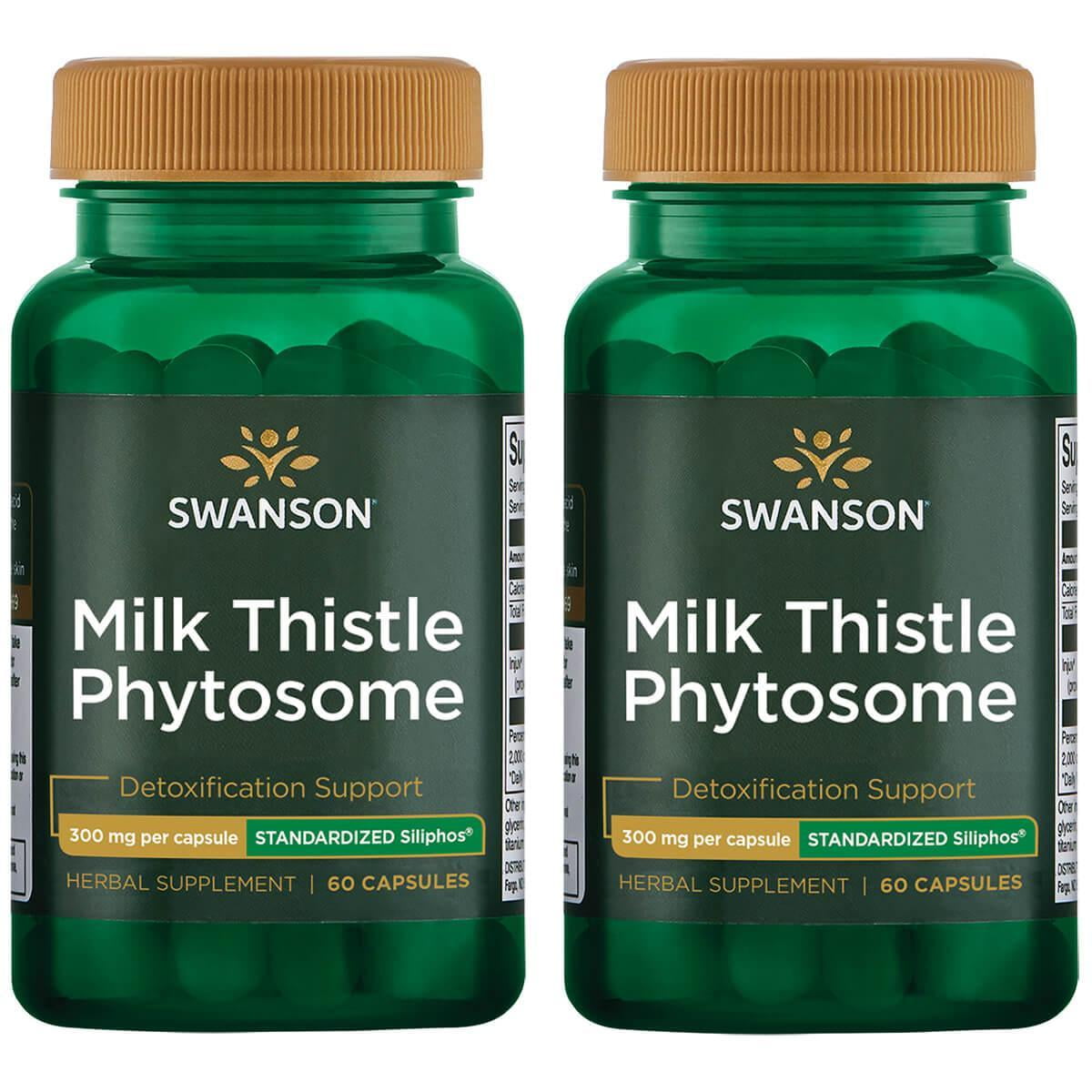 Swanson Milk Thistle Phytosome Complex Extract Supplement - Siliphos ...