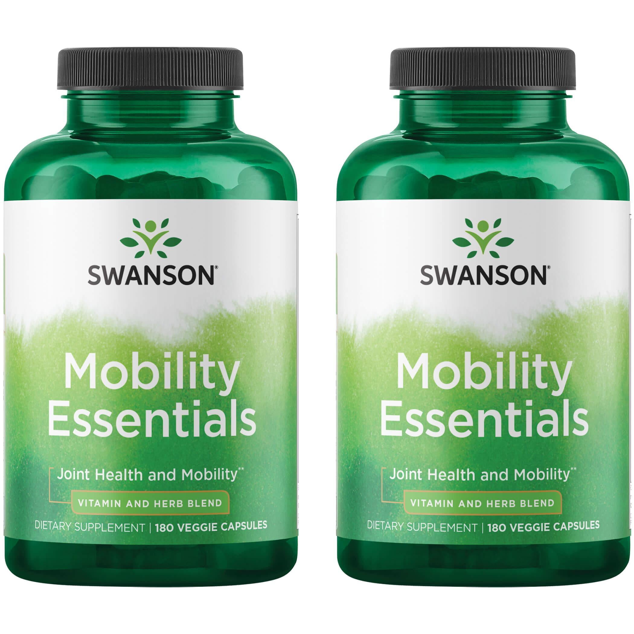 Swanson Mobility Essentials 180 Veg Caps 2 Pack - Walmart.com