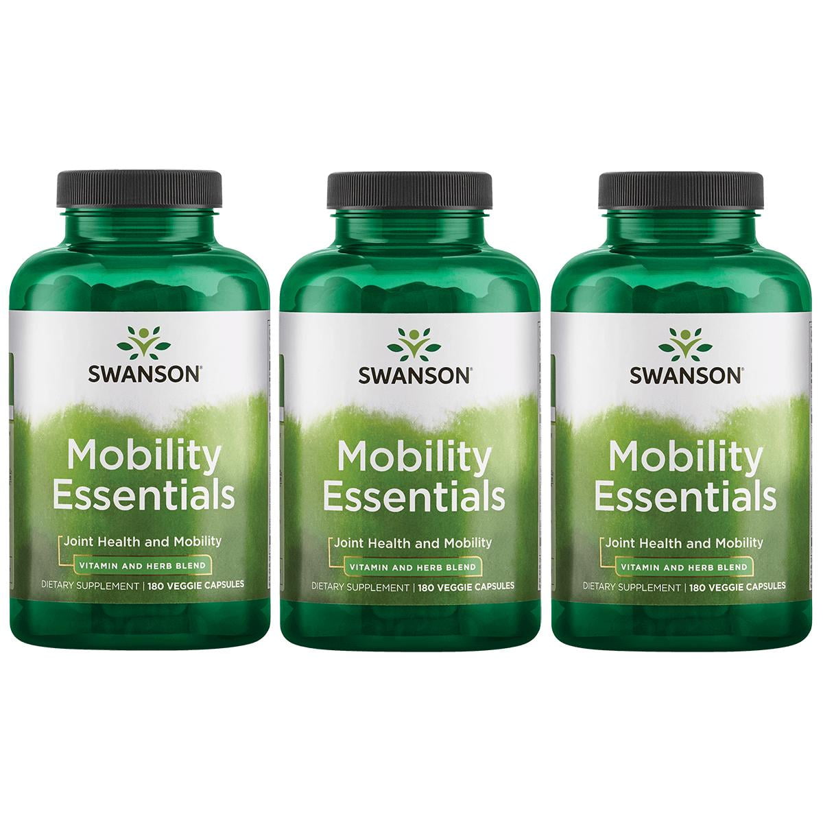 Swanson Mobility Essentials 180 Veg Caps 3 Pack - Walmart.com