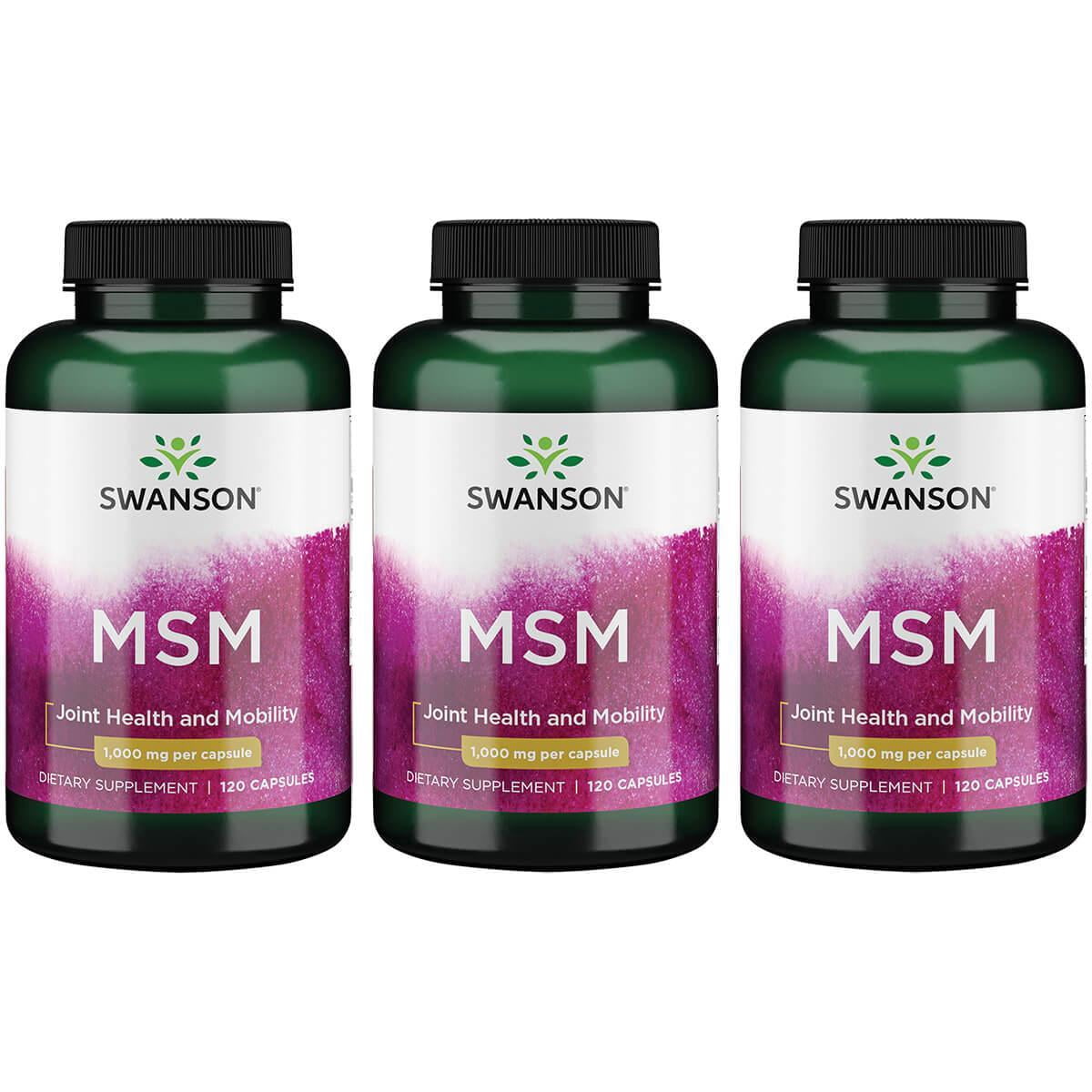 Swanson TruFlex MSM 1,000 mg, Supports Healthy Cartilage, Tendons ...