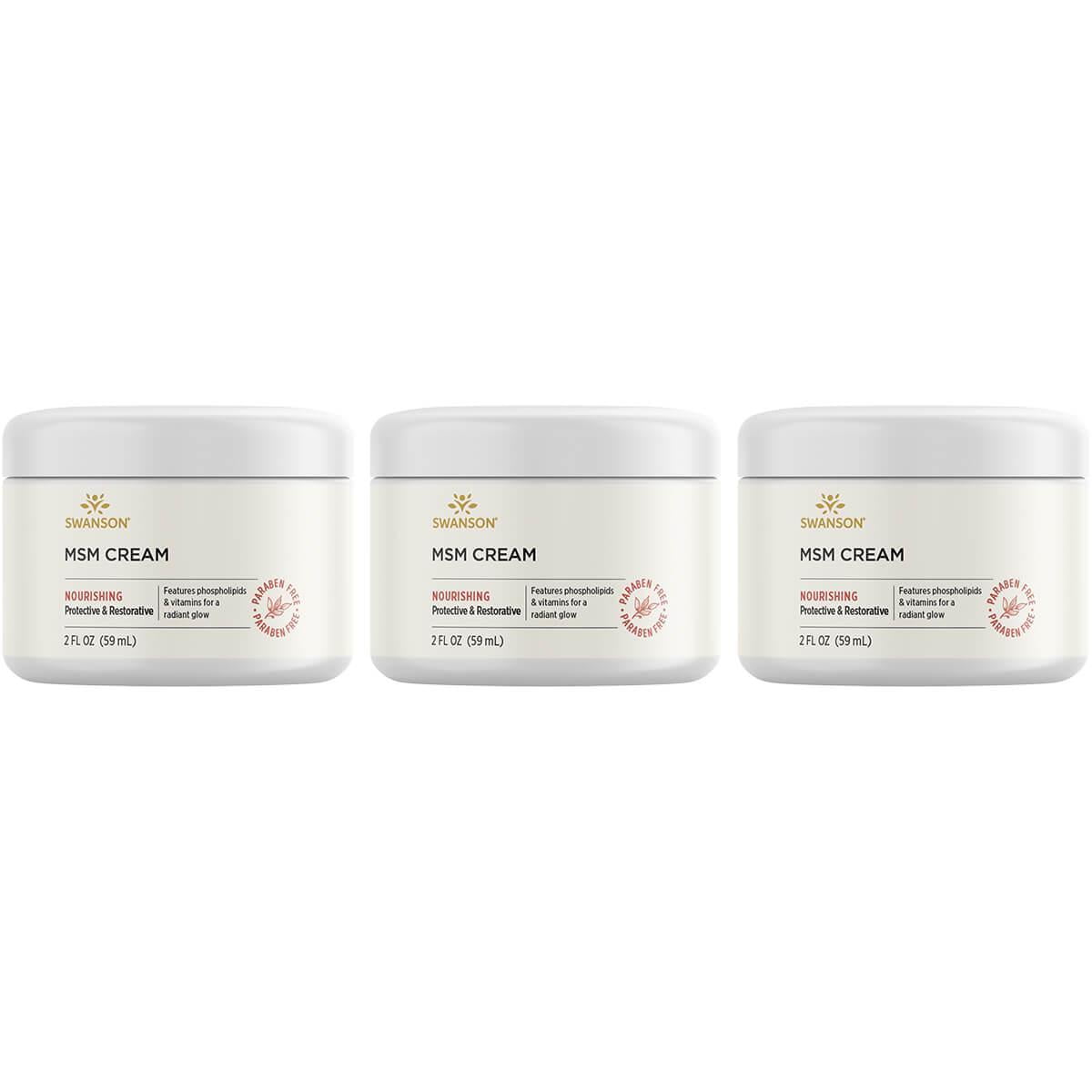 Swanson Msm Cream 2 fl oz Cream 3 Pack - Walmart.com
