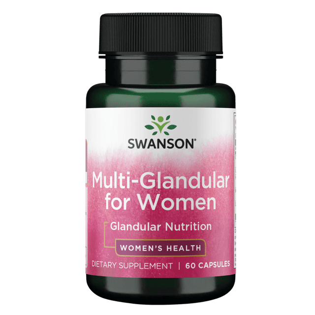 Swanson Wellness Multi-Glandular Supplement for Women, 60 Capsules ...