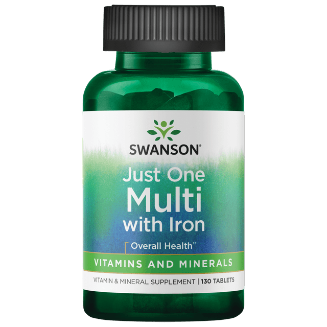Swanson Multi with Iron - Century Formula 130 Tablets - Walmart.com