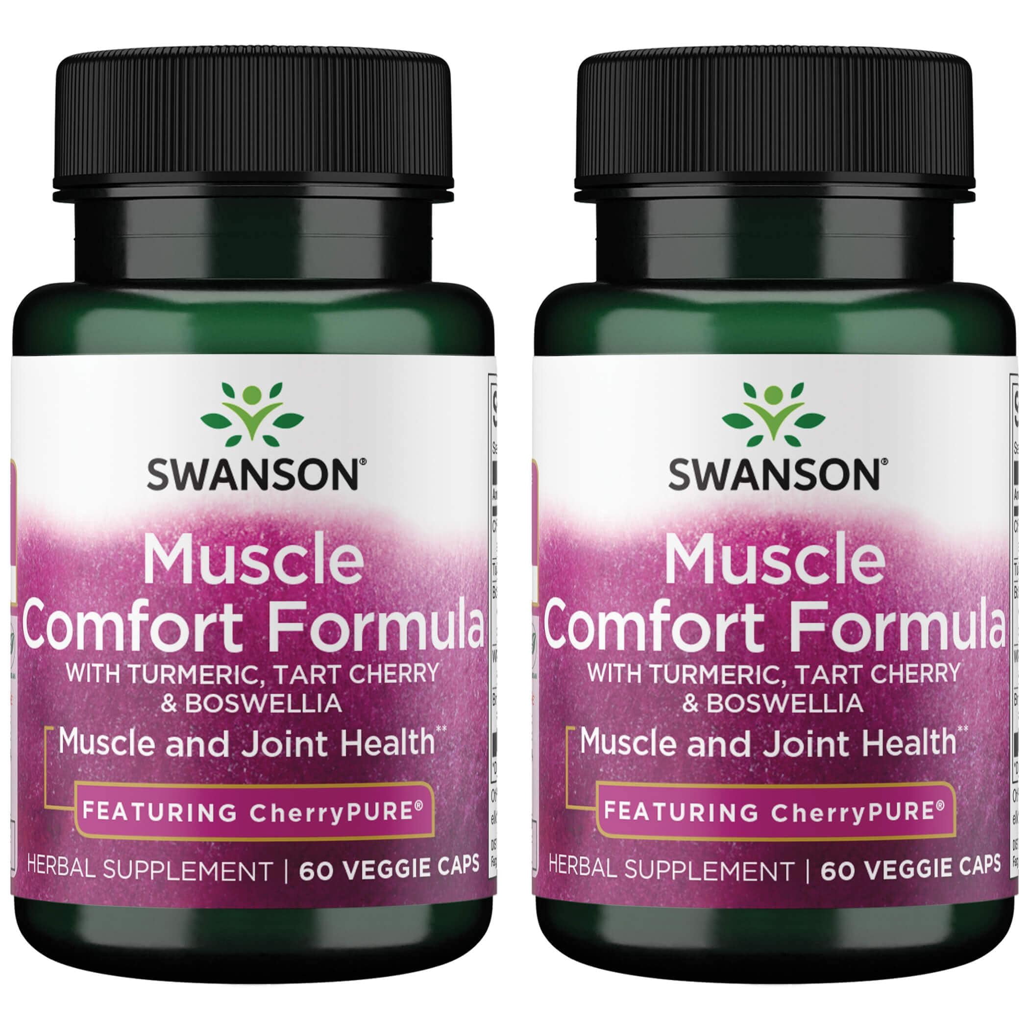 Swanson Muscle Comfort Formula - Featuring Cherrypure 60 Veg Caps 2 ...