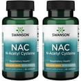 Swanson Nac N-Acetyl Cysteine - Extra Strength 1,000 mg 60 Caps 2 Pack ...