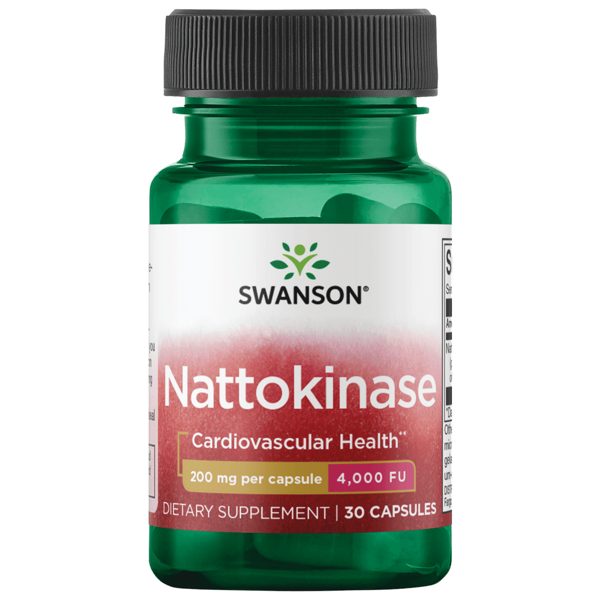 Swanson Nattokinase 4,000 Fibrinolytic Units 200 mg 30 Capsules ...