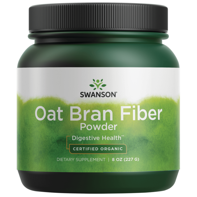 Swanson Vegan Baking Organic Oat Bran Fiber Powder - 8 oz - Walmart.com