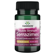 Swanson High-Potency Serrazimes 20,000 Units 34 mg 60 Veggie Capsules ...