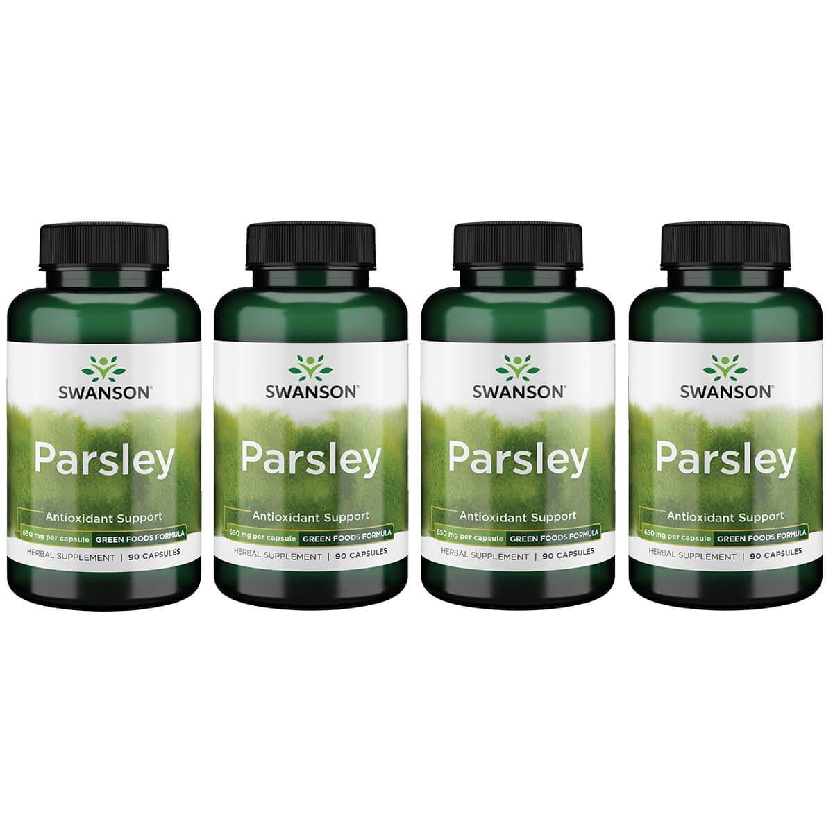 Swanson Parsley Herbal Supplement Capsules, 650 mg, Pack of 4 - Walmart.com