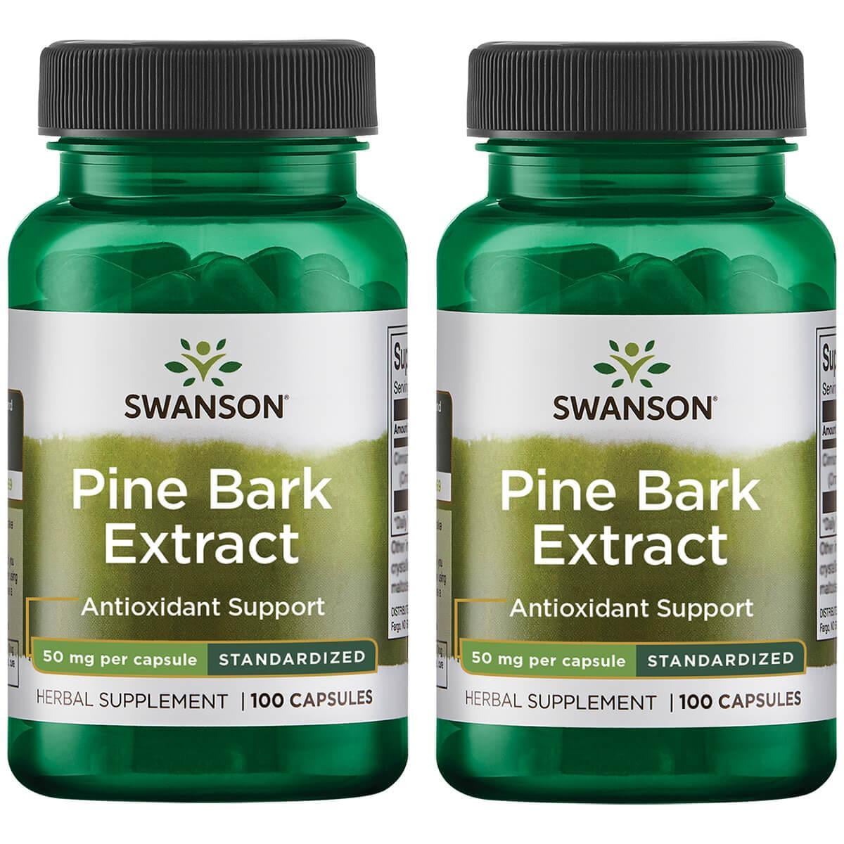 Swanson Supplement - Pine Bark Extract Capsules, Standardized 50 mg ...