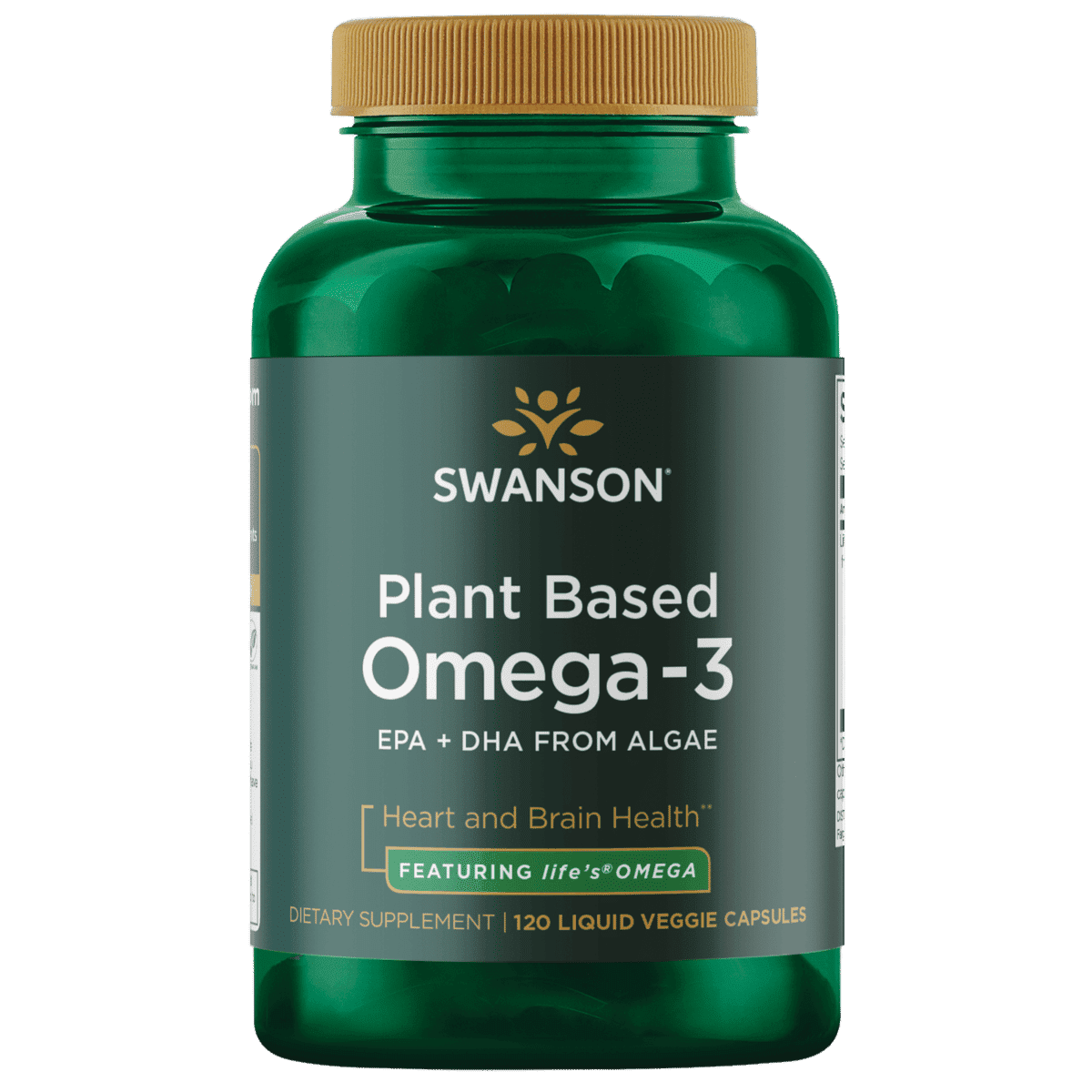 Swanson Plant Based Omega-3 - Featuring life's Omega 330 mg 120 Liq ...