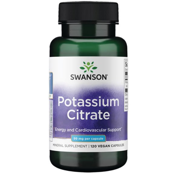 Kal Potassium Chloride 99mg Supplement for Bones Heart Muscles Nerves ...