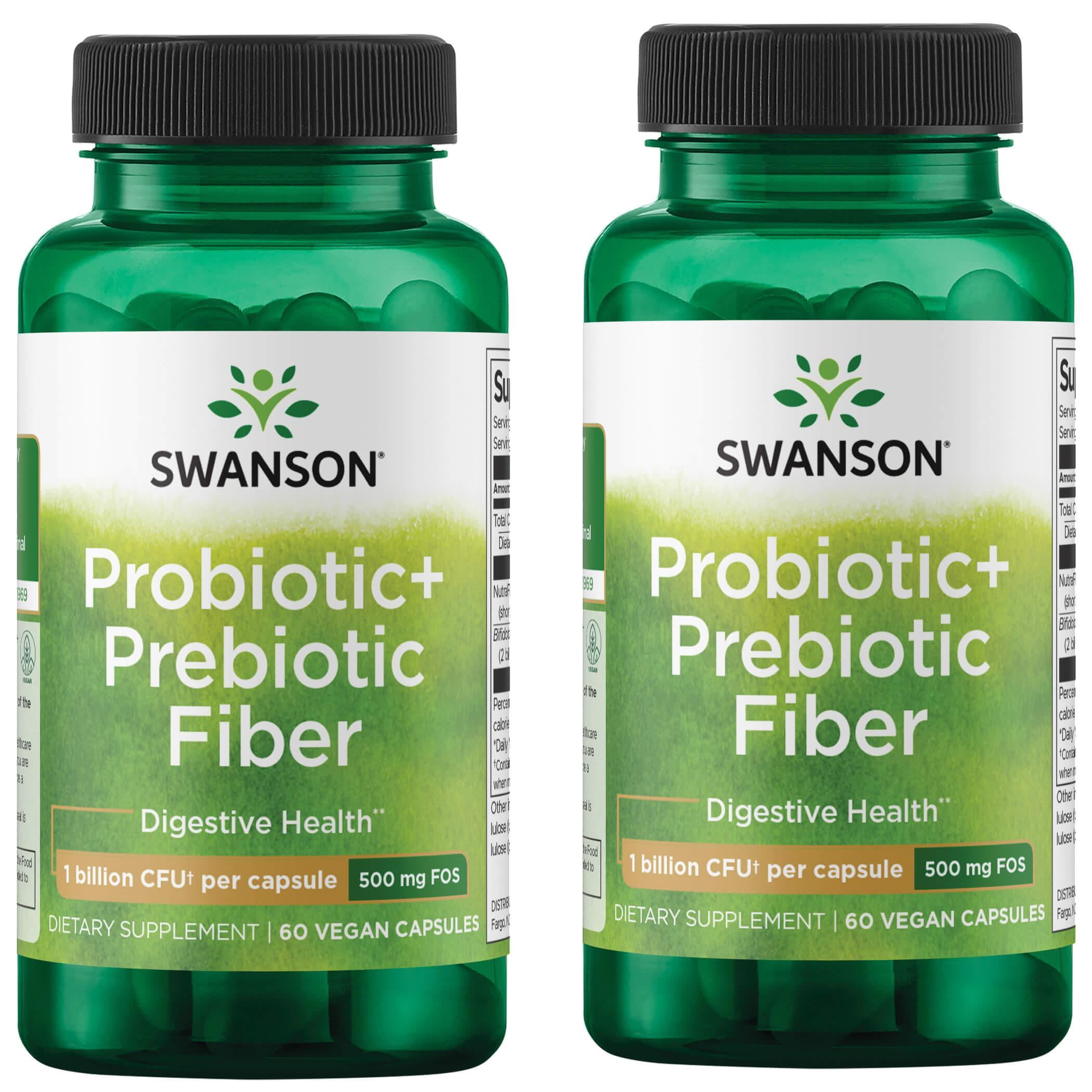 Swanson Prebiotic + Probiotic Fiber - Natural Supplement Promoting ...