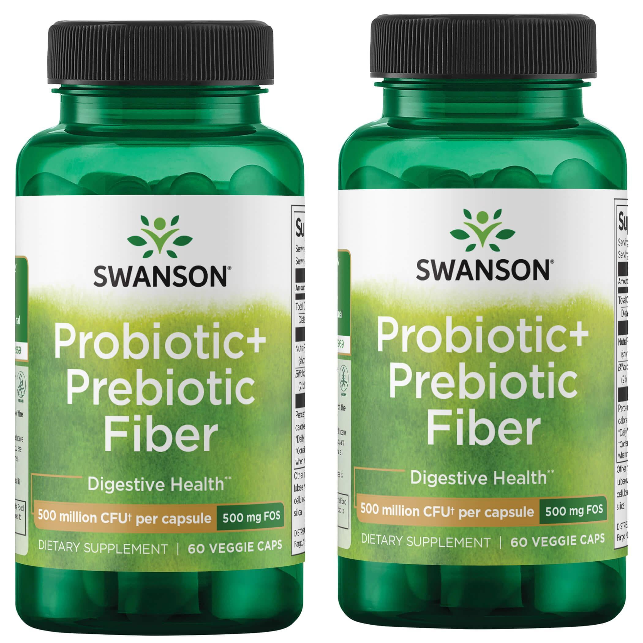 Swanson Probiotic Prebiotic Fiber Supplement Supports Digestive and ...