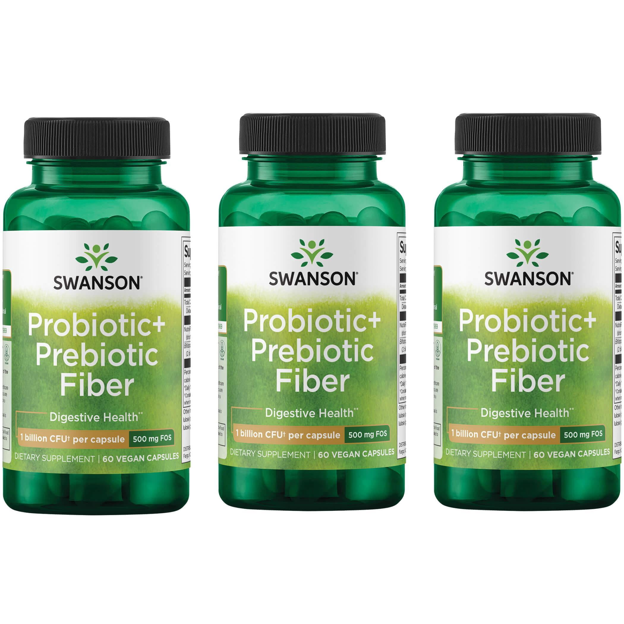 Swanson Gut Wellness Prebiotic + Probiotic, Digestive & Immune Support ...
