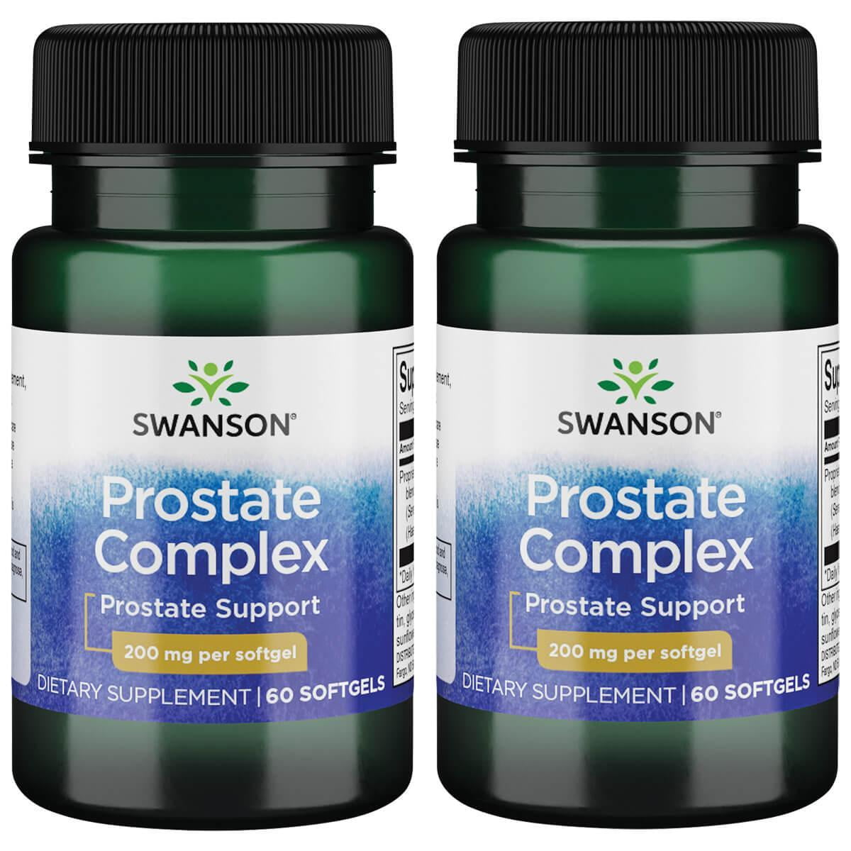 Swanson Prostate Complex 200 mg 60 Sgels 2 Pack - Walmart.com