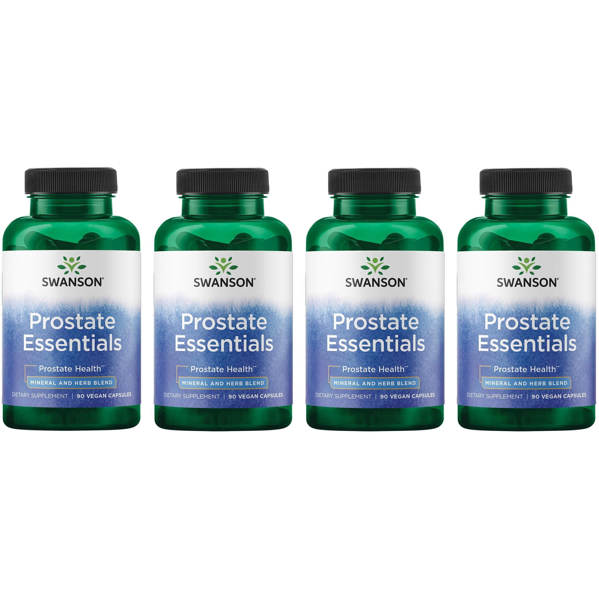 Swanson Prostate Essentials, Vegan Caps, Supports Urinary Flow, Non-GMO ...