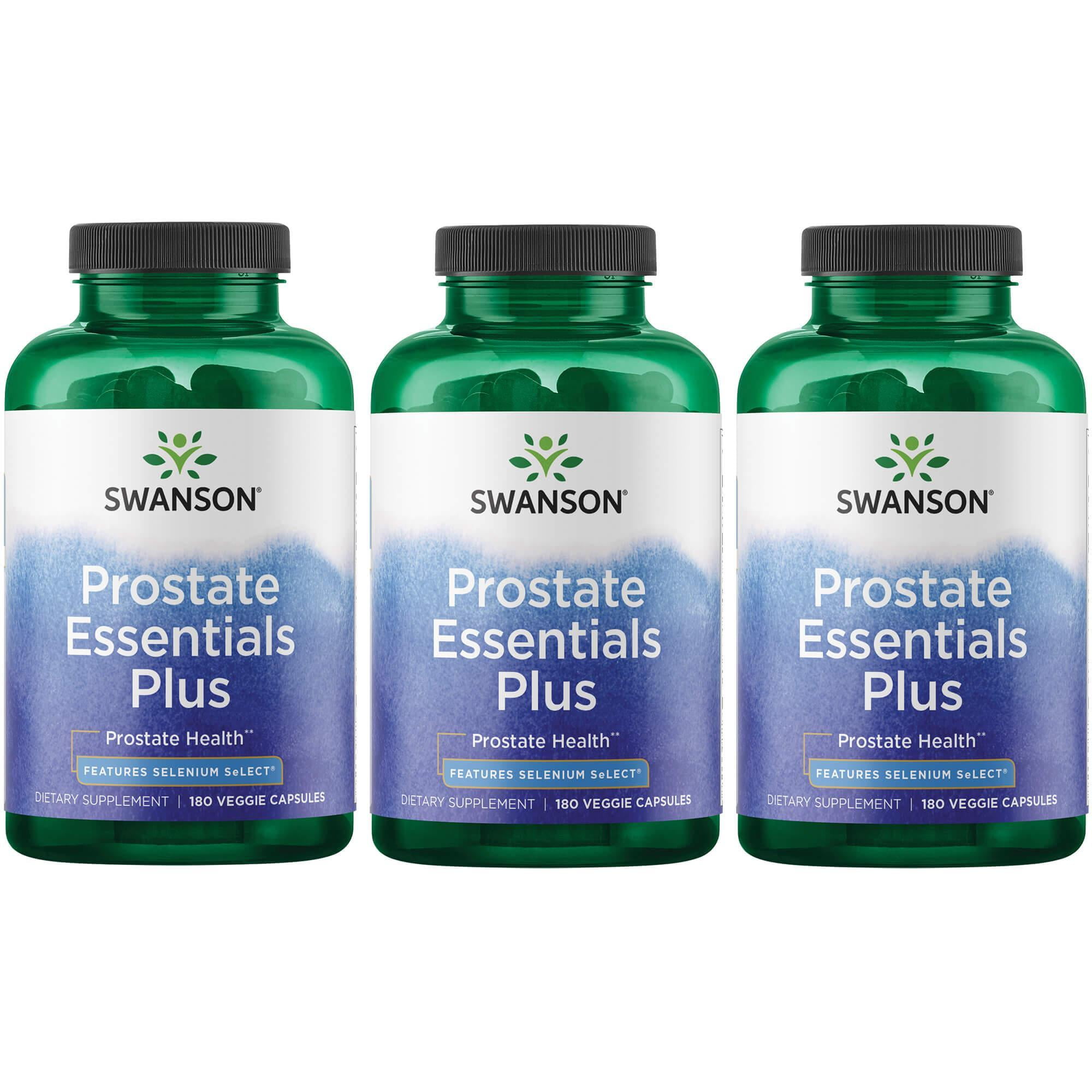 Swanson Prostate Essentials Plus - Features Selenium Select 180 Veg ...