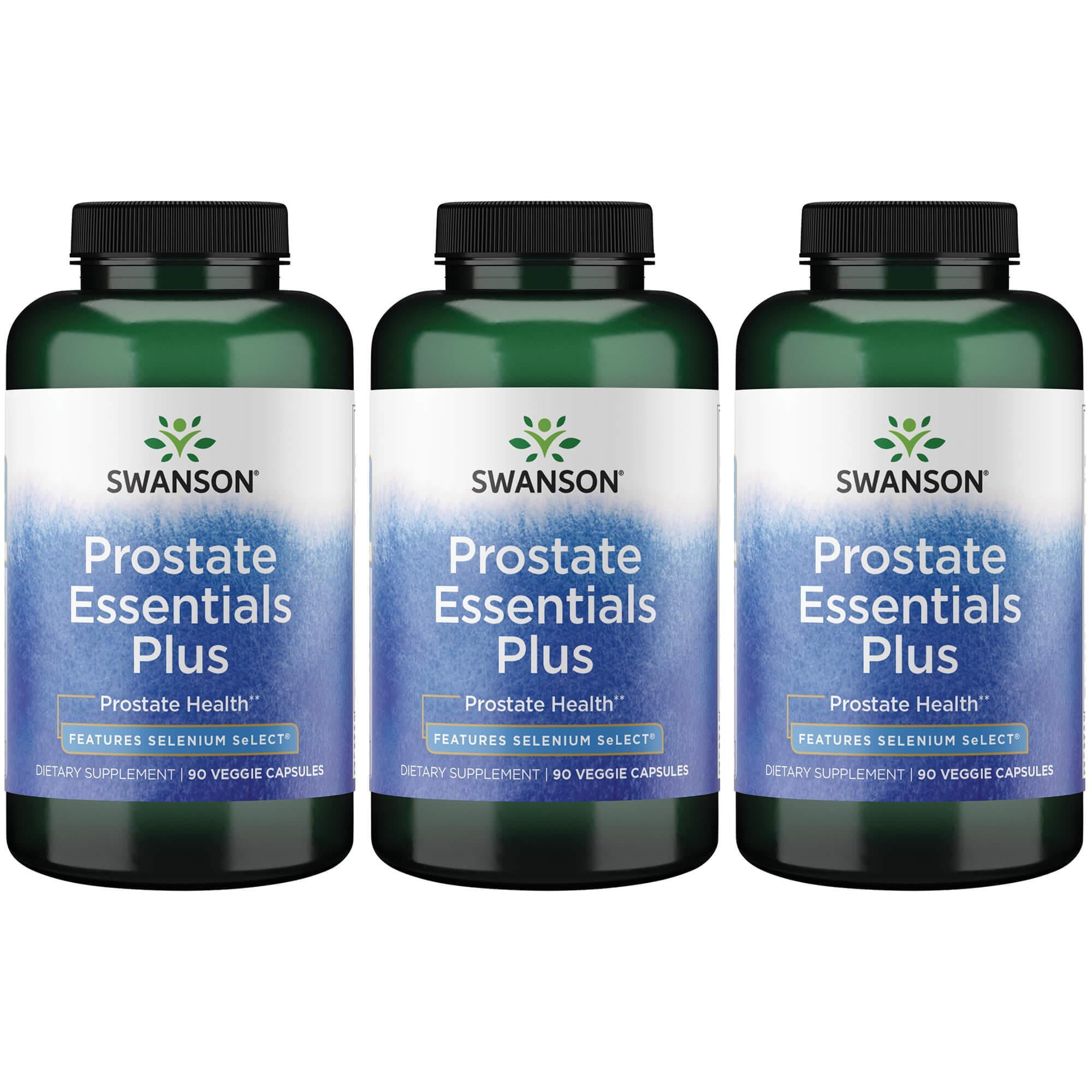Swanson Prostate Essentials Plus - Features Selenium Select 90 Veg Caps ...