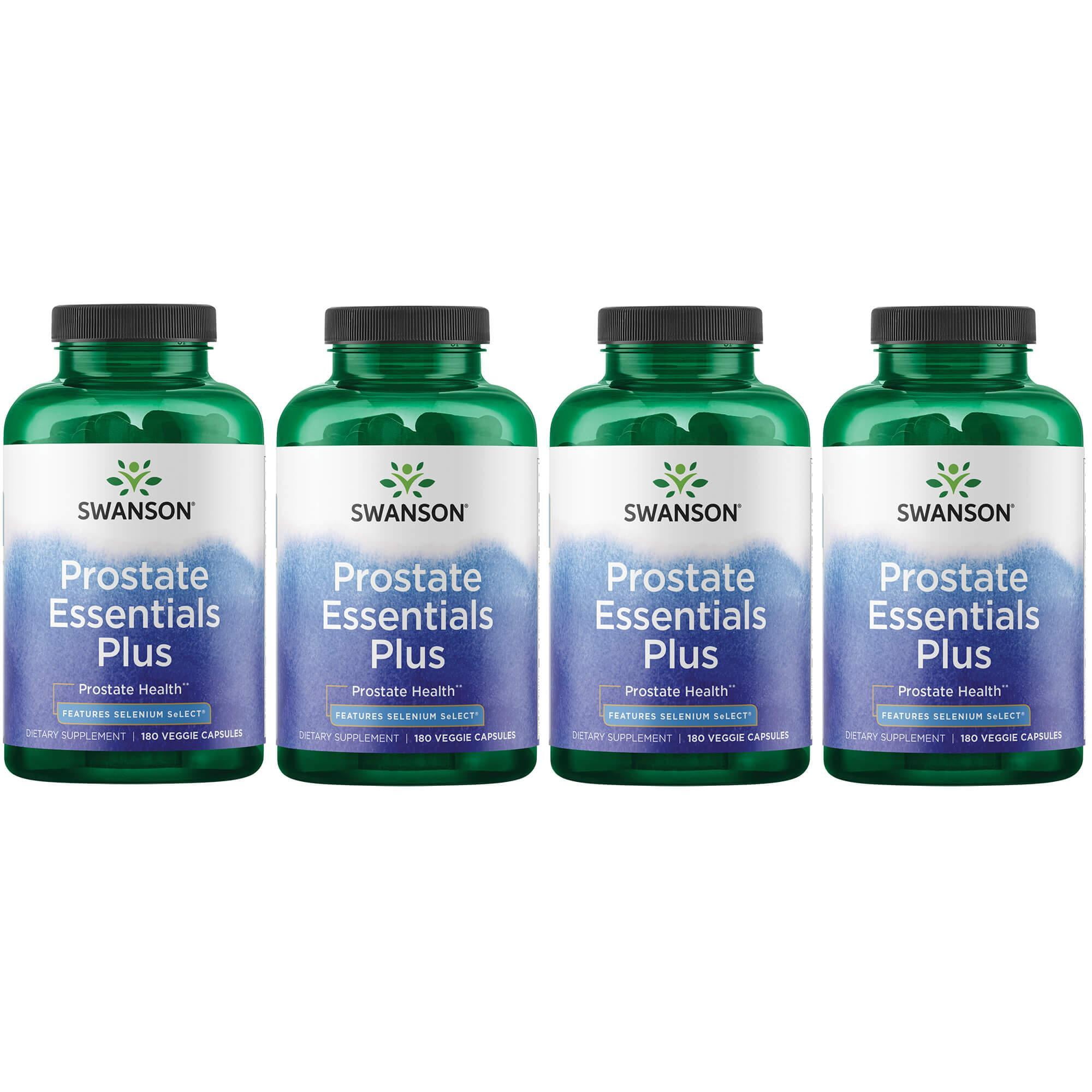 Swanson Prostate Essentials Plus - Features Selenium Select 180 Veg ...
