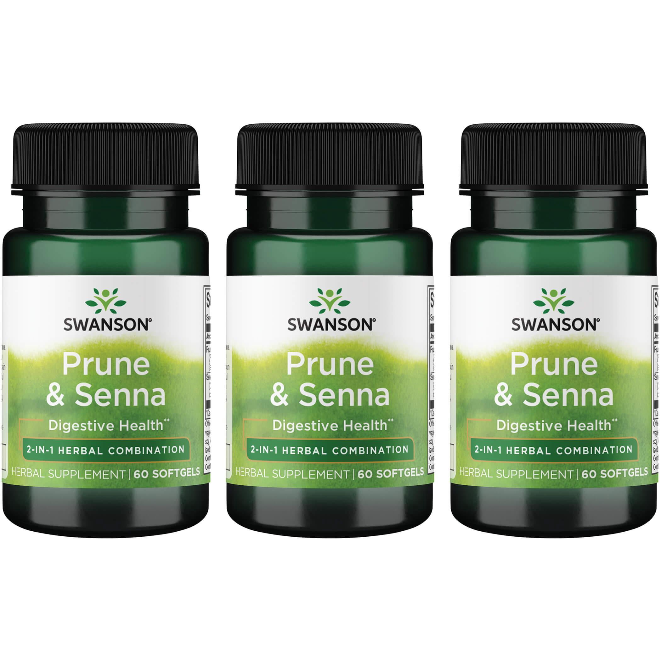 Swanson Prune & Senna 60 Sgels 3 Pack - Walmart.com