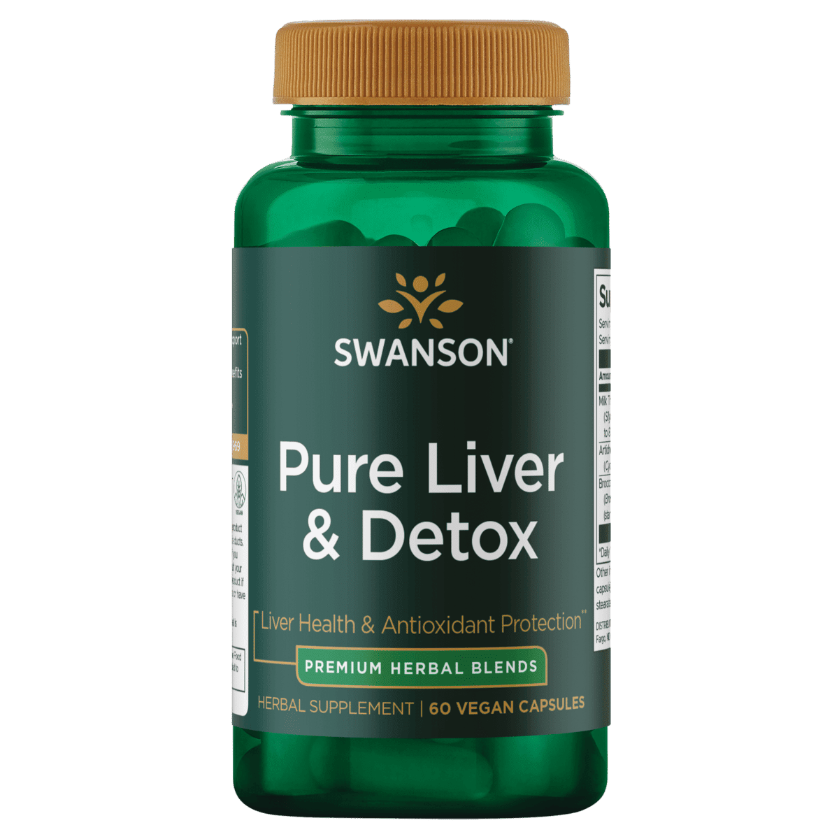 Swanson Pure Liver and Detox 60 Veggie Capsules - Walmart Business Supplies
