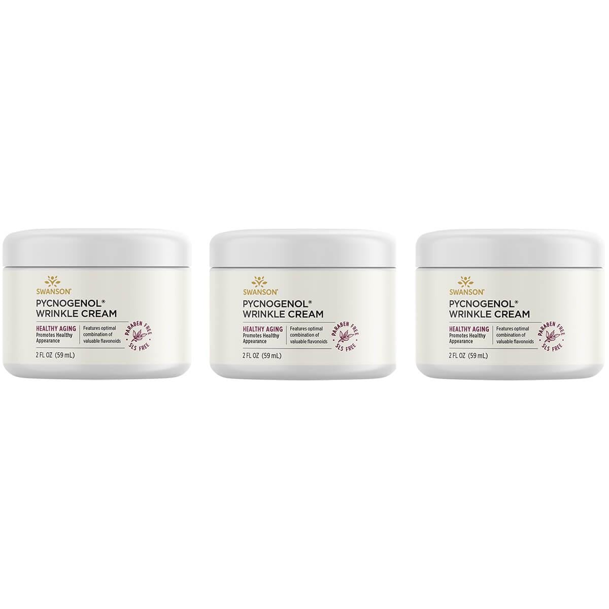 Swanson Pycnogenol Wrinkle Cream 2 fl oz Cream 3 Pack - Walmart.com