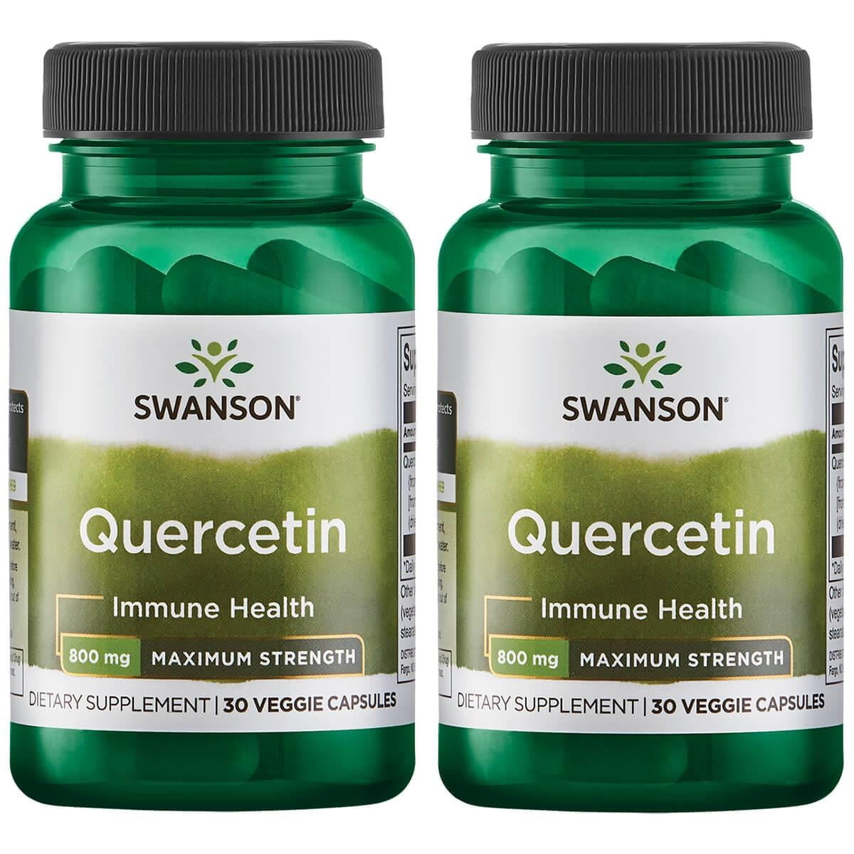 Swanson Quercetin - Maximum Strength 800 mg 30 Veg Caps 2 Pack ...