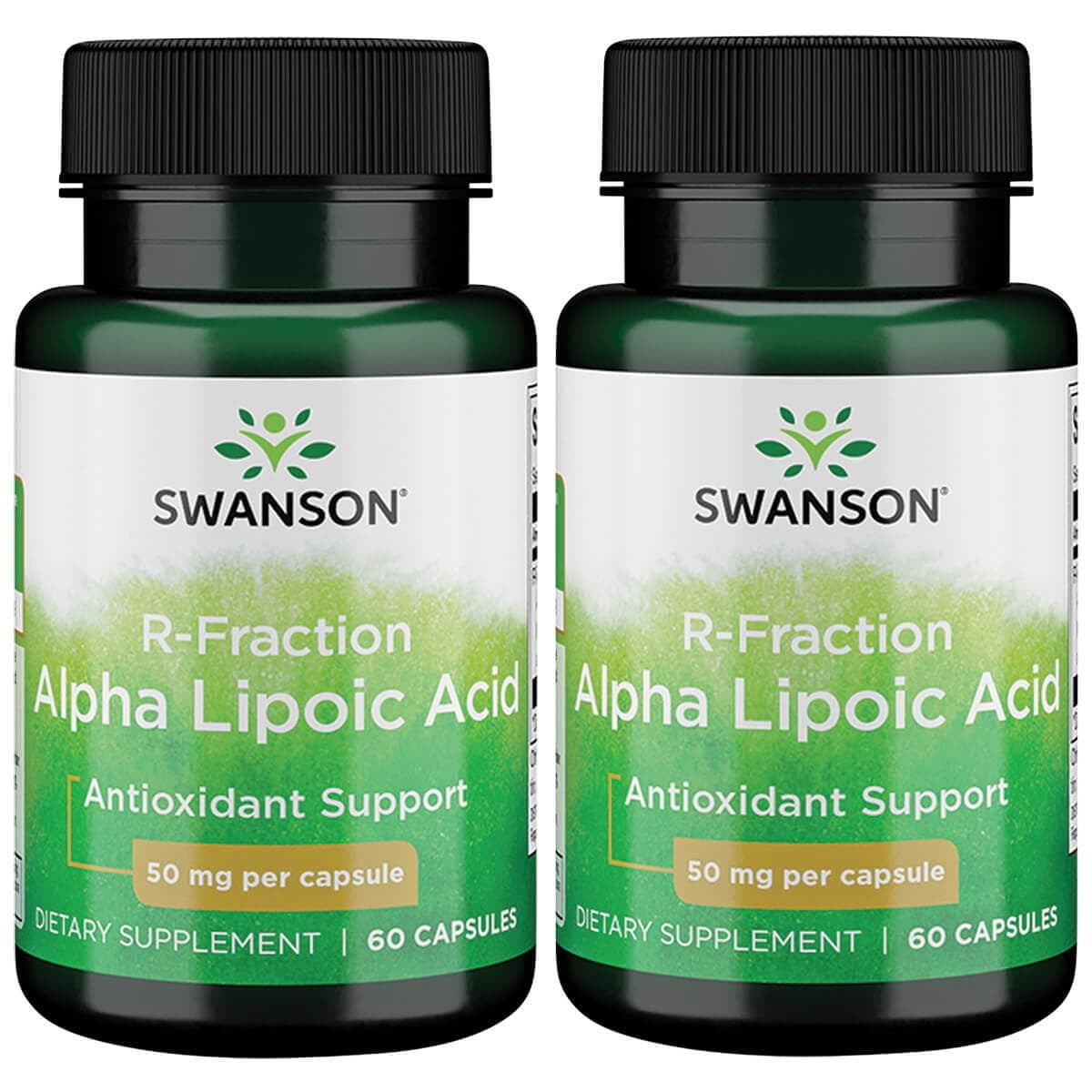 Swanson R-Fraction Alpha Lipoic Acid 50 mg 60 Caps 2 Pack - Walmart.com