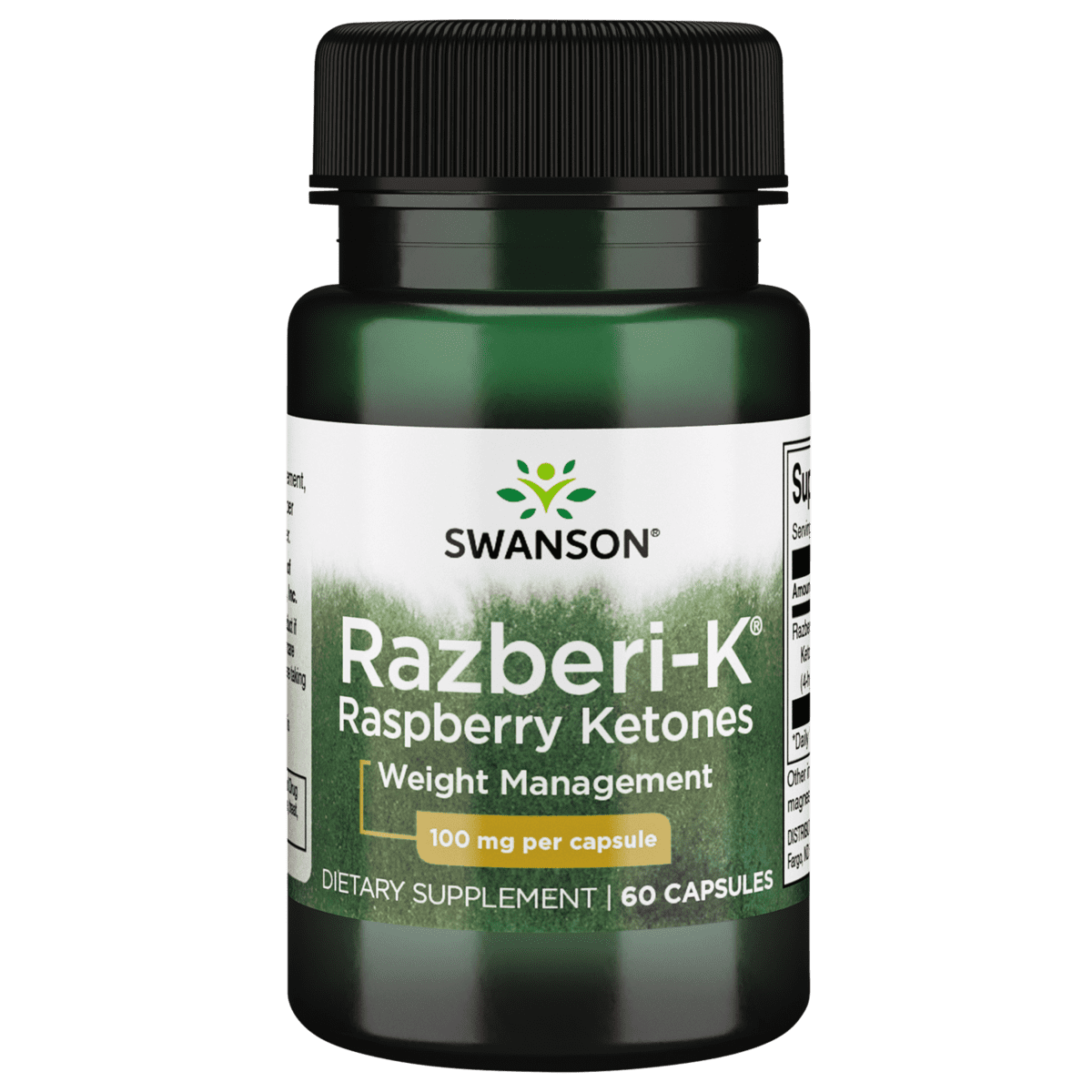 Swanson Razberi-K Raspberry Ketones 100 mg 60 Capsules - Walmart.com