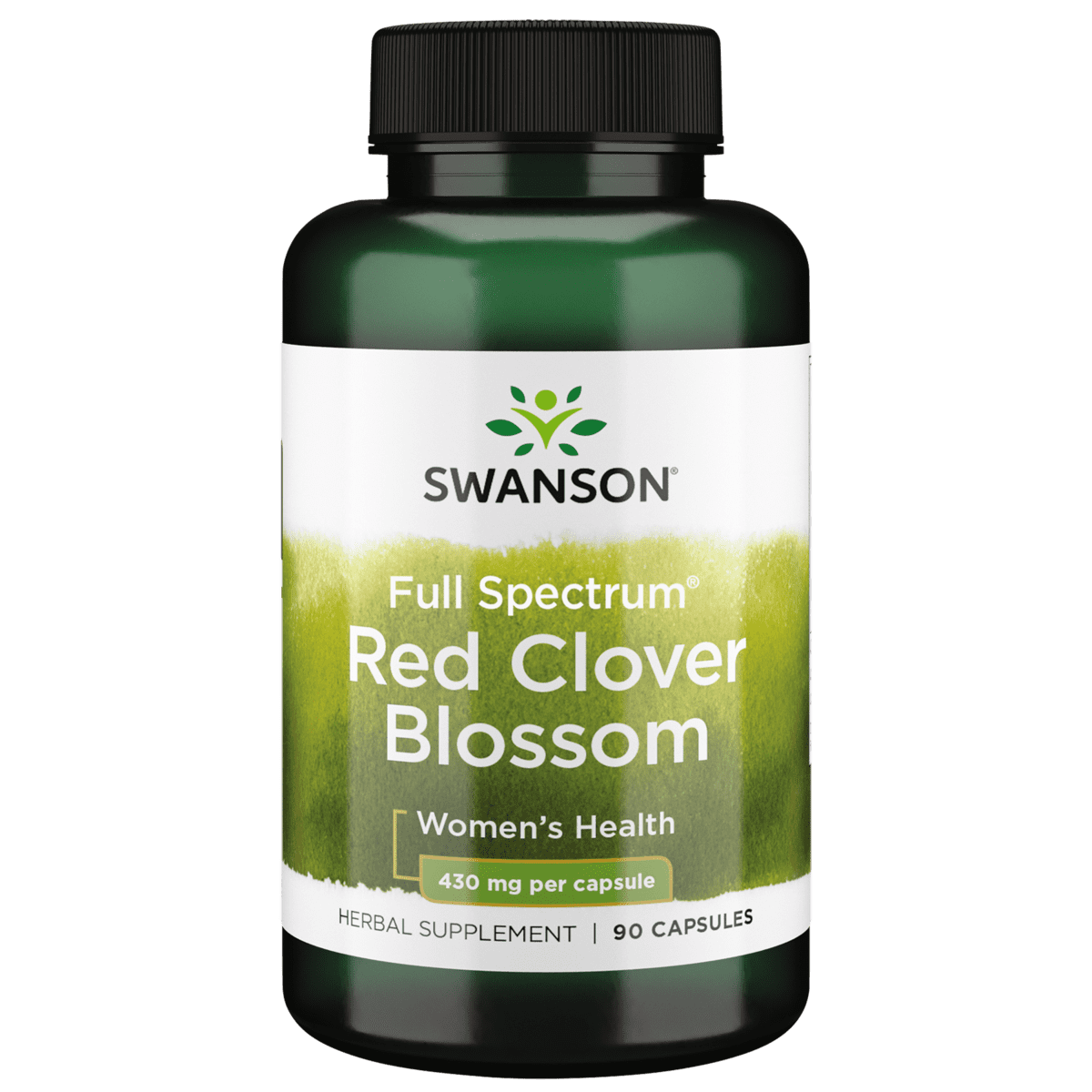 Swanson Red Clover Blossom 430 mg 90 Capsules - Walmart.com