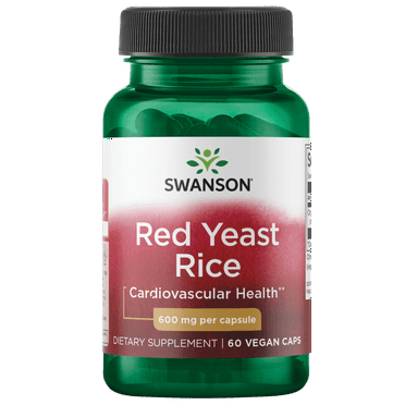 NOW Foods - Red Yeast Rice 600 mg. - 120 Vegetable Capsule(s) - Walmart.com