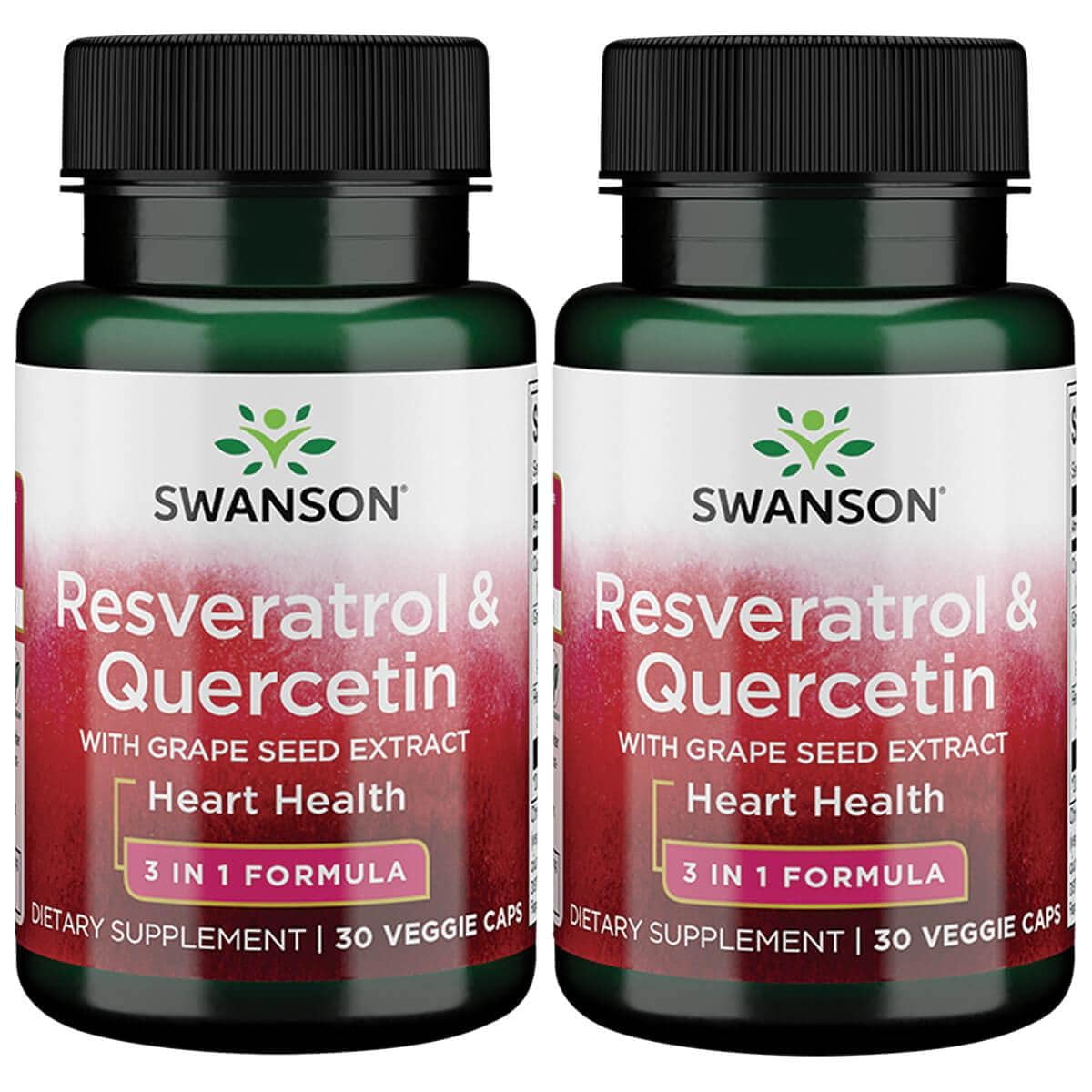 Swanson Resveratrol & Quercetin with Grape Seed Extract - 3 in 1 ...