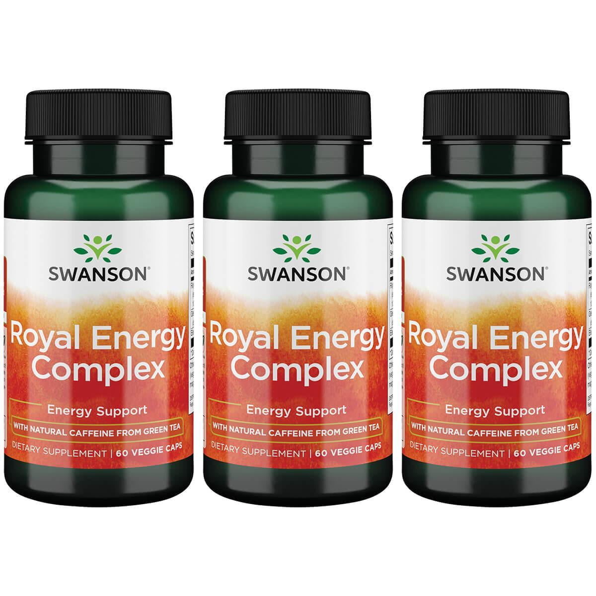 Swanson Royal Jelly Energy Complex 60 Veg Caps 3 Pack - Walmart.com