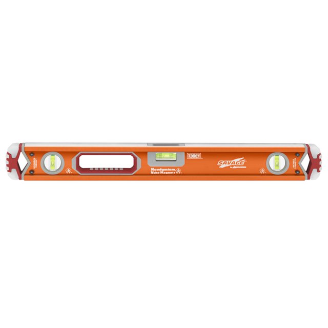 Swanson SAVAGE SVB24M 24-Inch Contractor Series Magnetic Box Beam Level ...