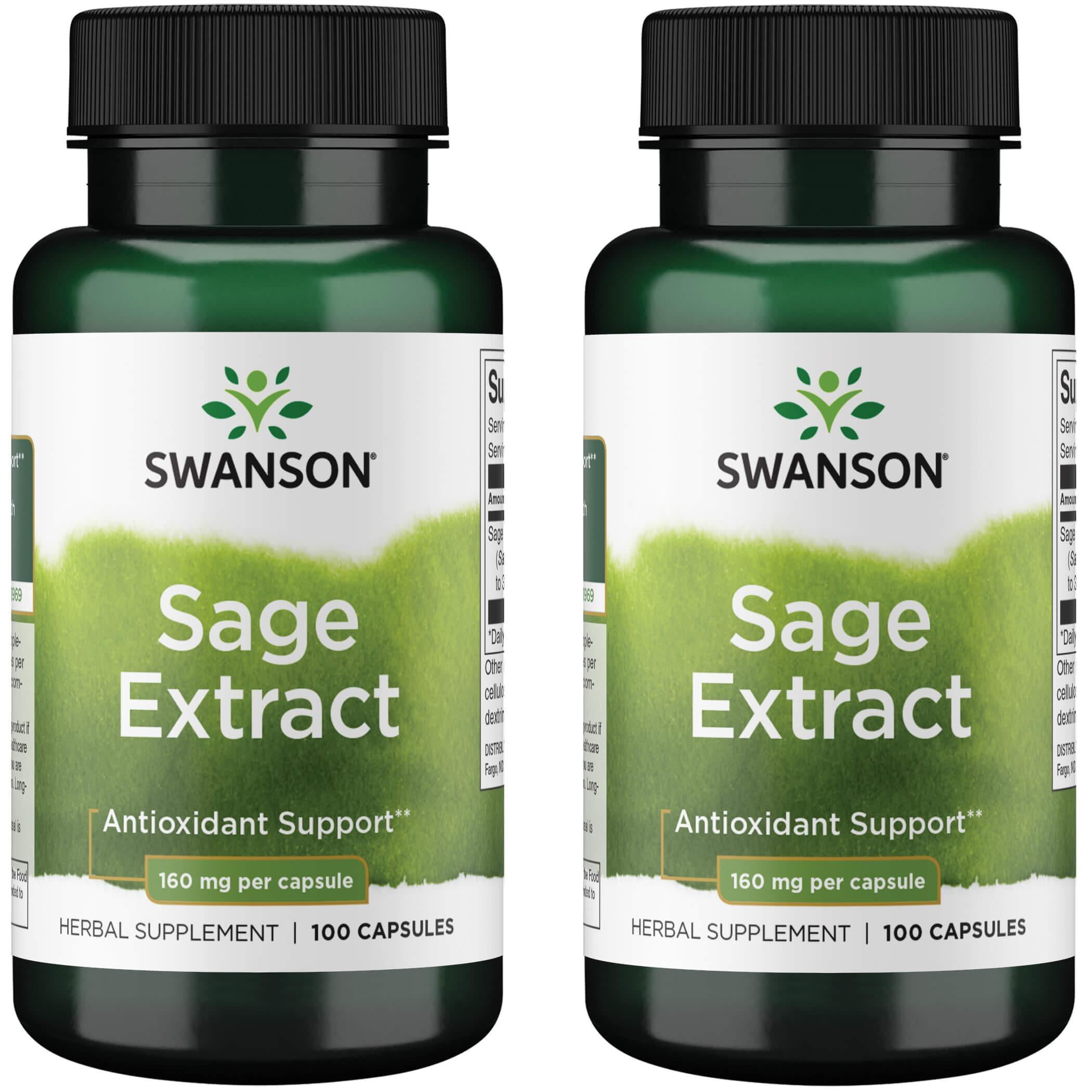 Swanson Sage Extract - Herbal Supplement Promoting Total-Body Health ...