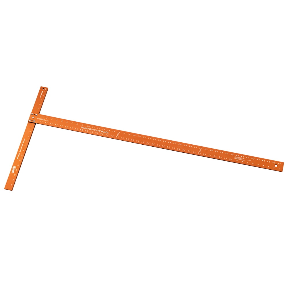 Swanson Savage 48 inch Heavy Duty Anodized Aluminum Wallboard T-Square ...