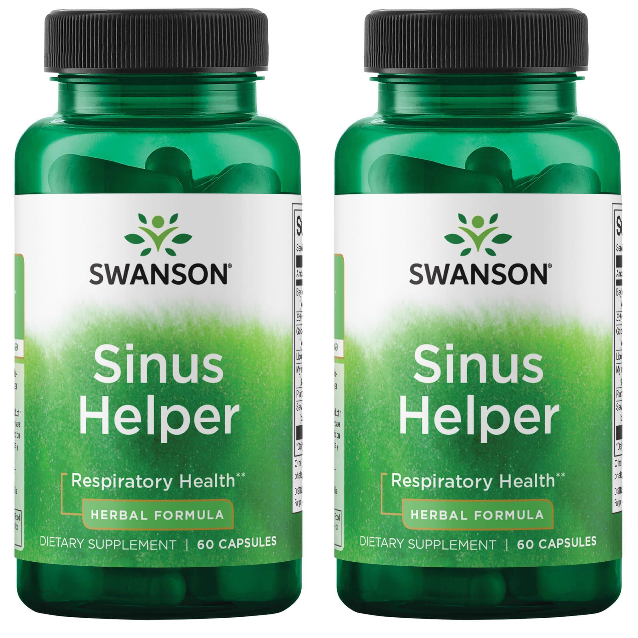 Swanson Sinus Helper 60 Caps 2 Pack - Walmart Business Supplies