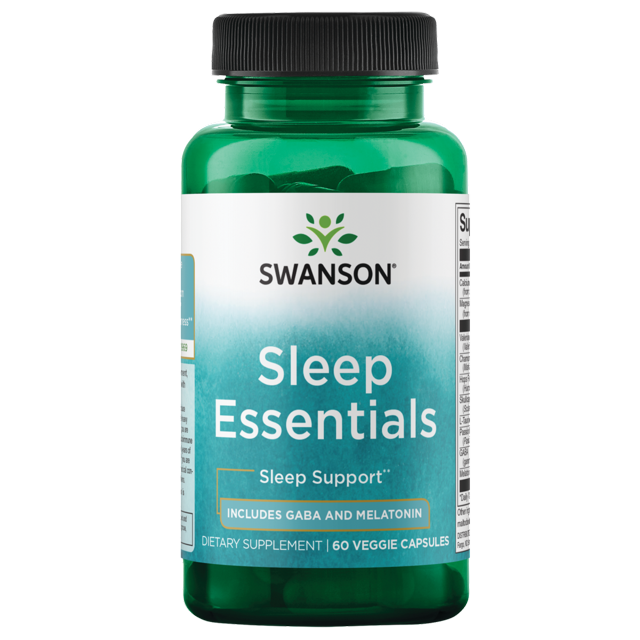 Swanson Sleep Essentials 60 Veggie Capsules - Walmart.com