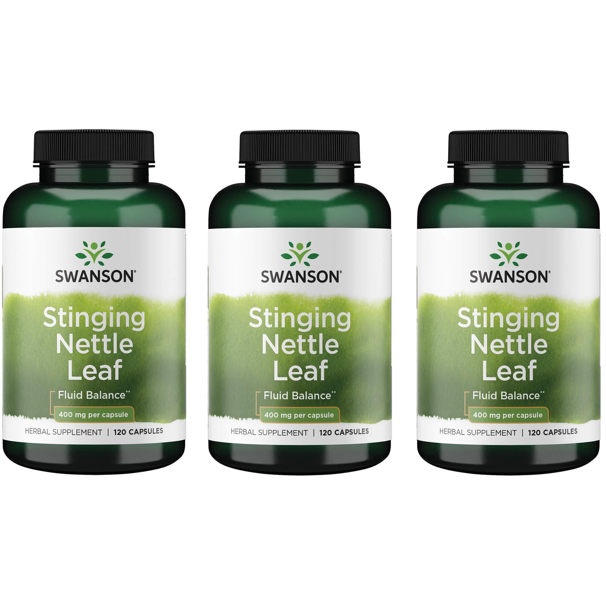 Swanson Stinging Nettle Leaf (Urtica Dioica) - Herbal Supplement ...