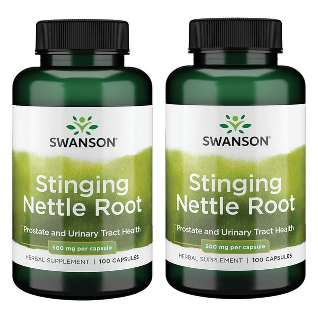 Swanson Stinging Nettle Root Supplement, 500 mg Herbal Capsules ...