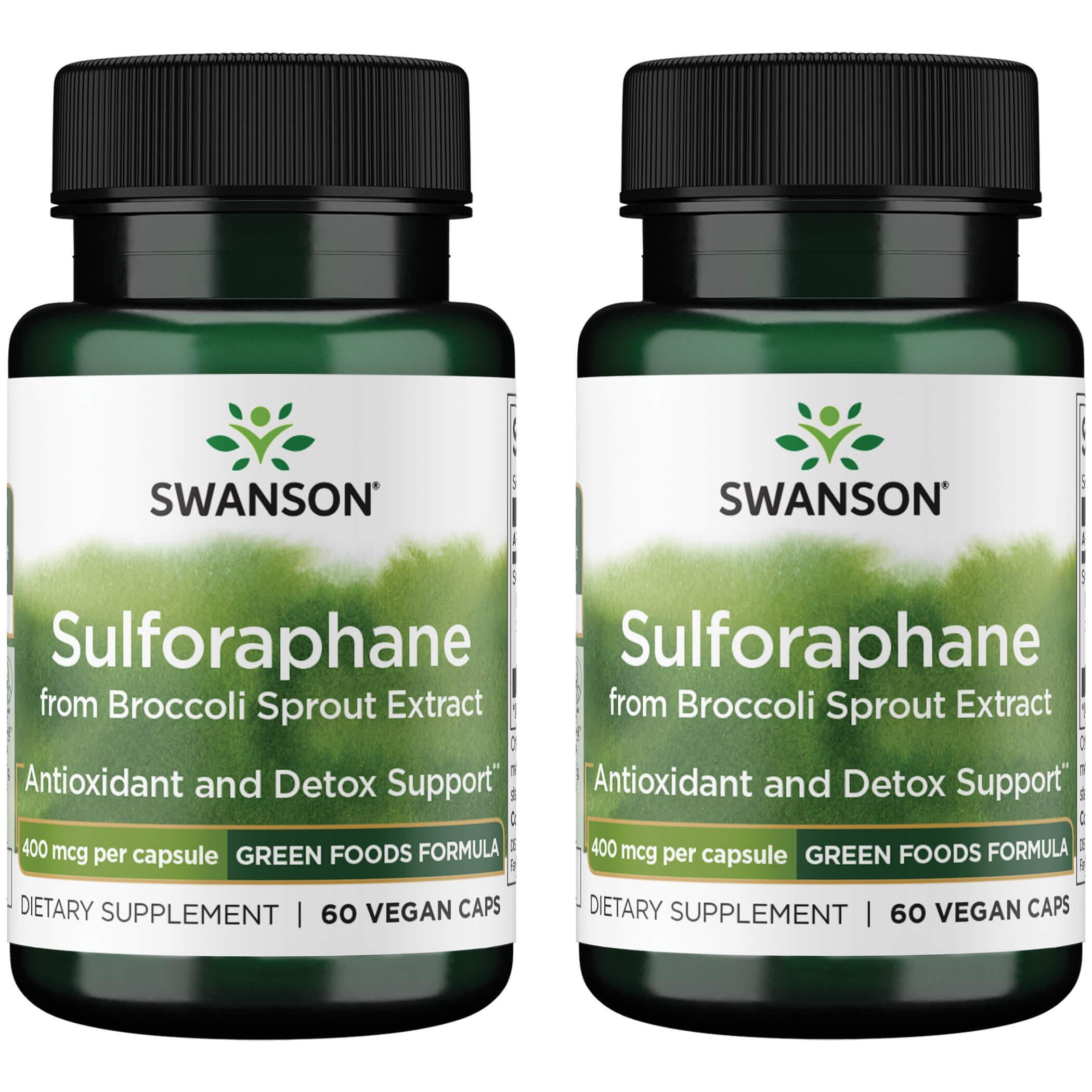 Swanson Sulforaphane - Broccoli Sprout Extract Supporting Cellular, GI ...