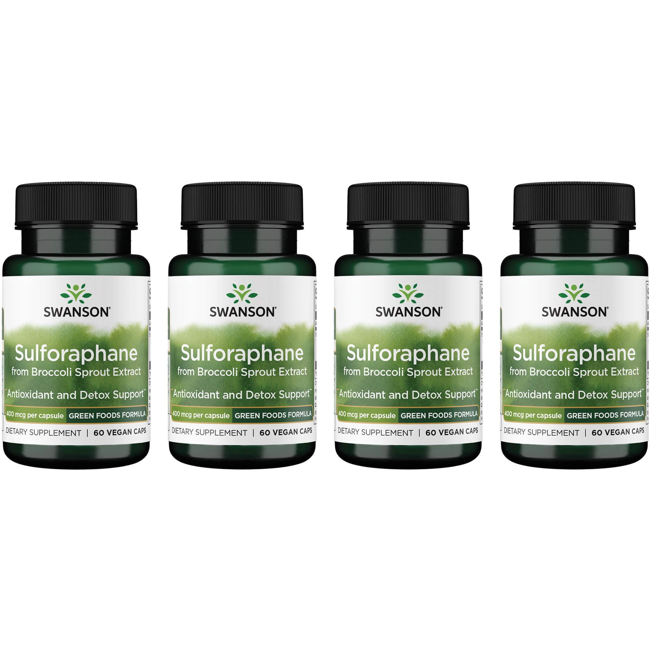 Swanson Sulforaphane - Broccoli Sprout Extract Supporting Cellular, GI ...